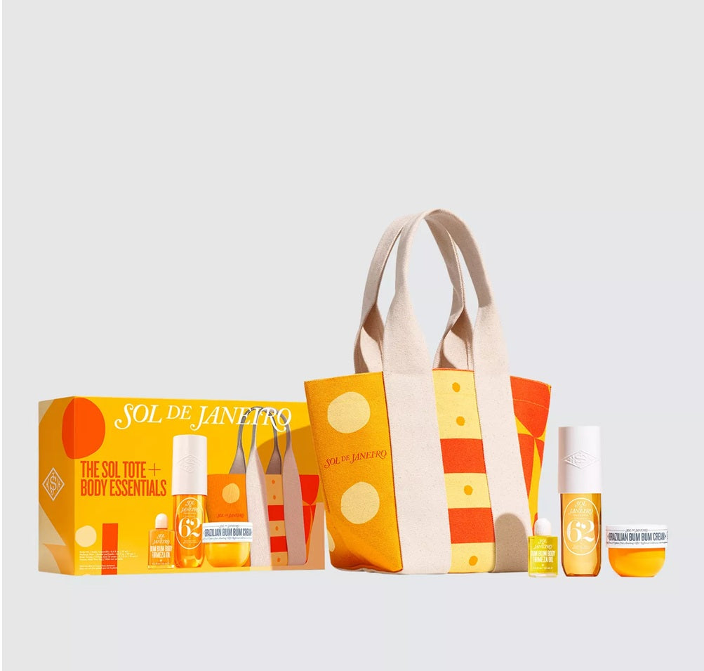 Sol de Janeiro Sol Tote & Body Essentials Bodycare Gift Set – Tiodhlac ...